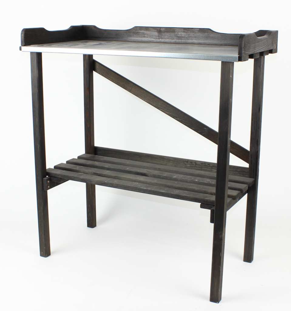 Plantebord - I mørkt træ - Duelunds planter