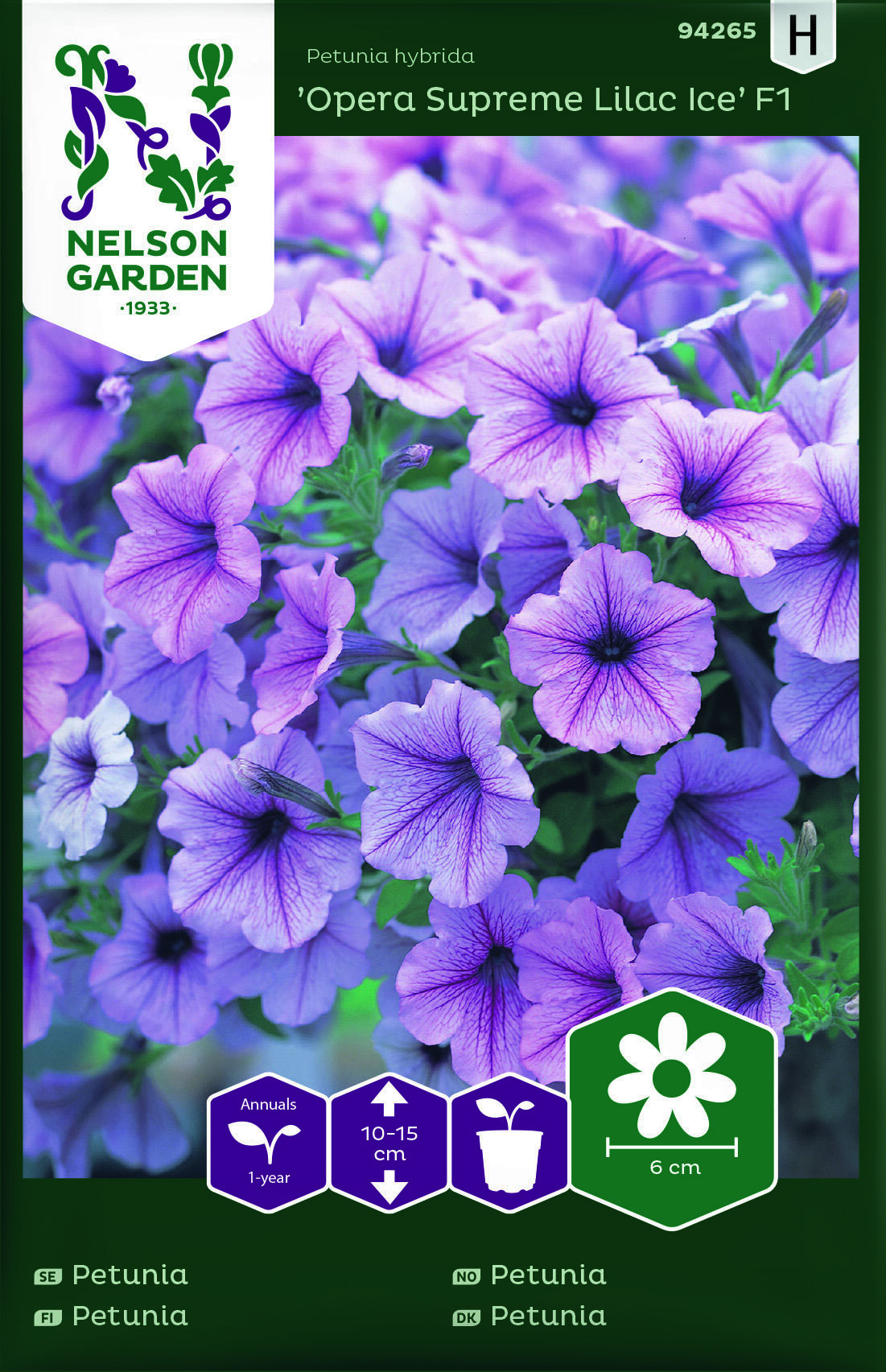 Petunia Opera Supreme Lilac Ice F1 - Duelunds planter